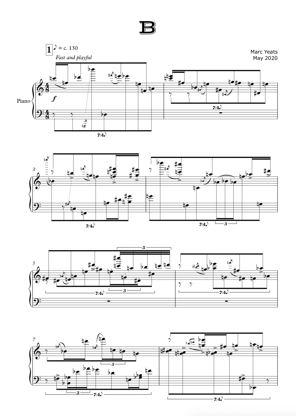 Toy Box (2020) | Marc Yeats | Composer
